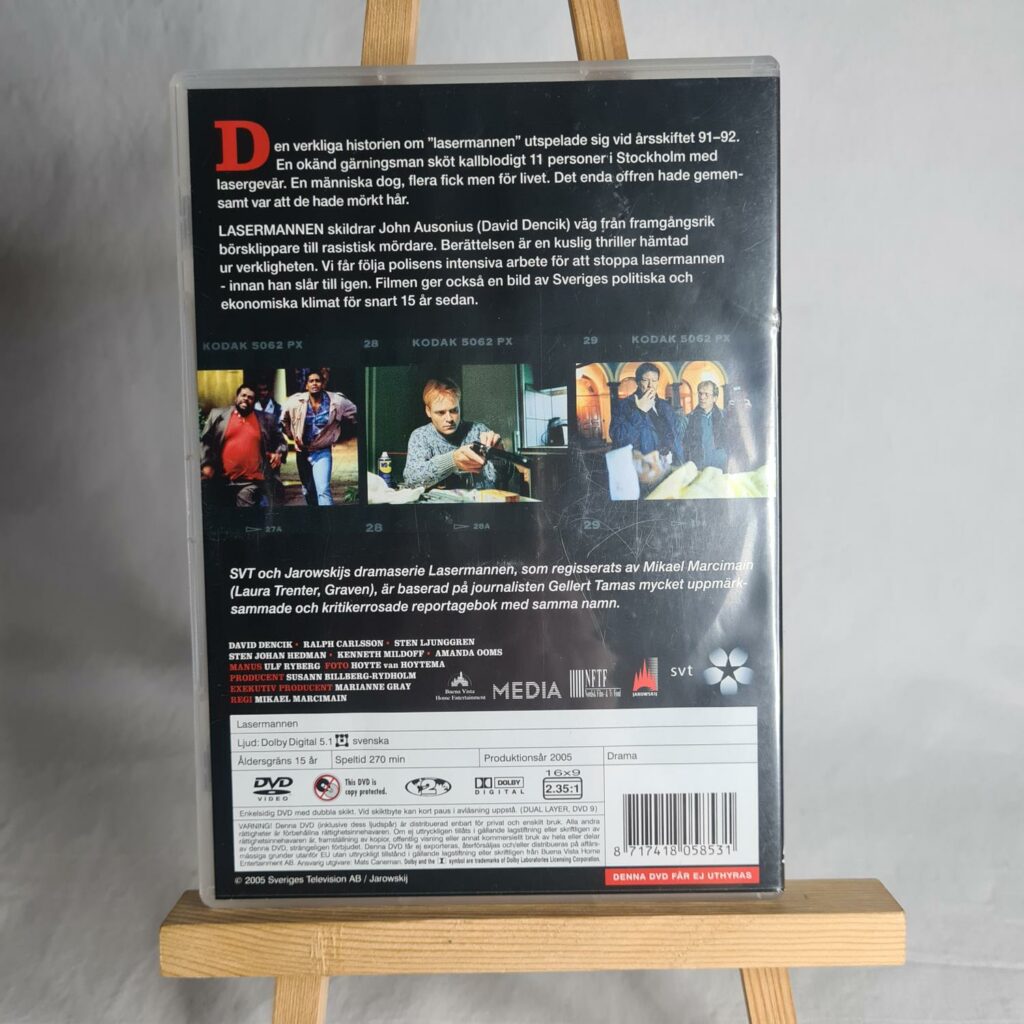 Lasermannen 2 disc – David Dencik, Ralph Carlsson – Pan vision (Begagnad) – WeEnJoi